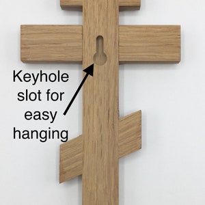 Orthodox 3-bar Wooden Cross - Etsy