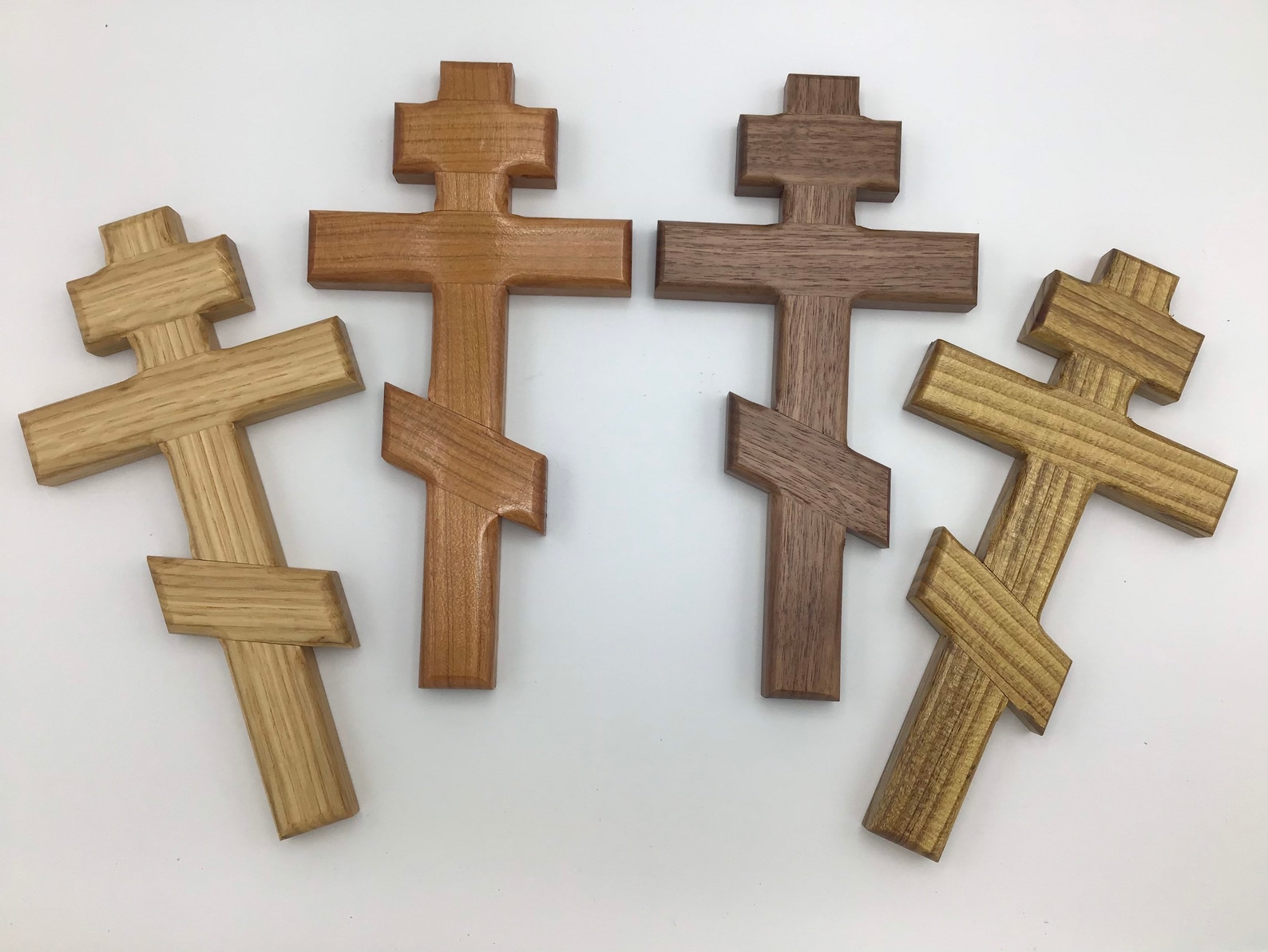 Orthodox 3-bar Wooden Cross - Etsy