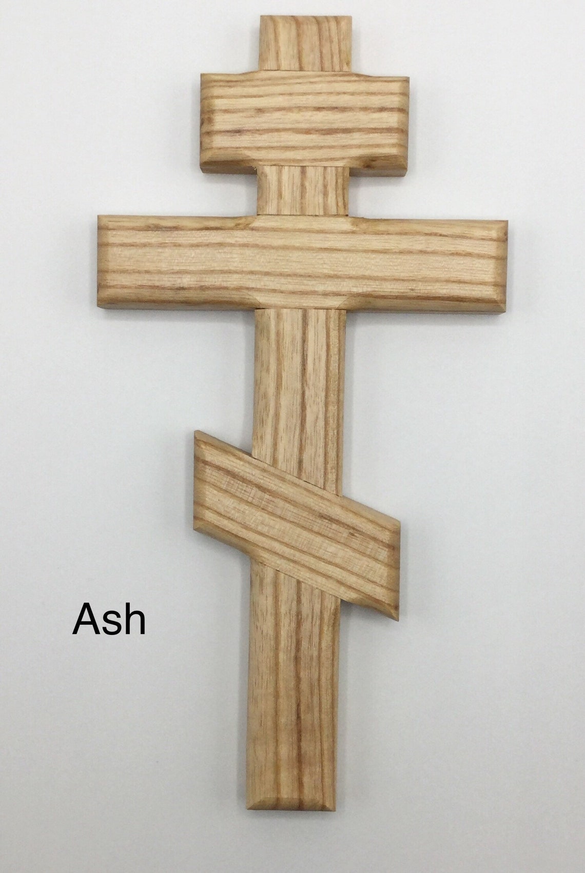 Orthodox 3-bar Wooden Cross | Etsy