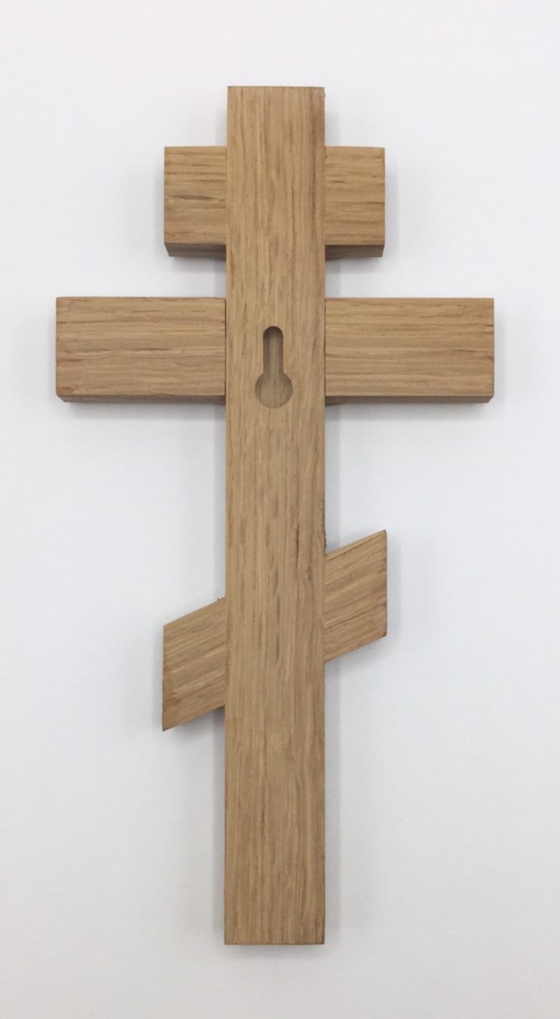 Orthodox 3-bar Wooden Cross - Etsy
