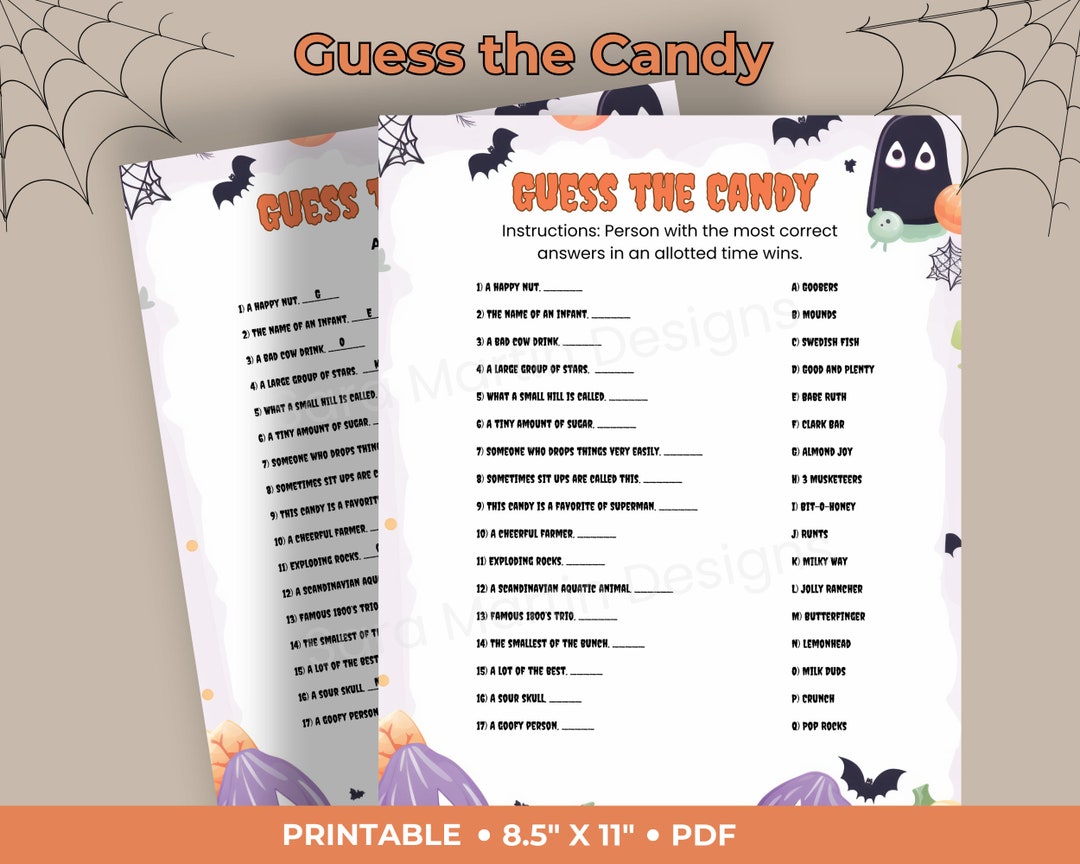 Halloween Games for Teens, Halloween Party Game, Halloween Activities ...