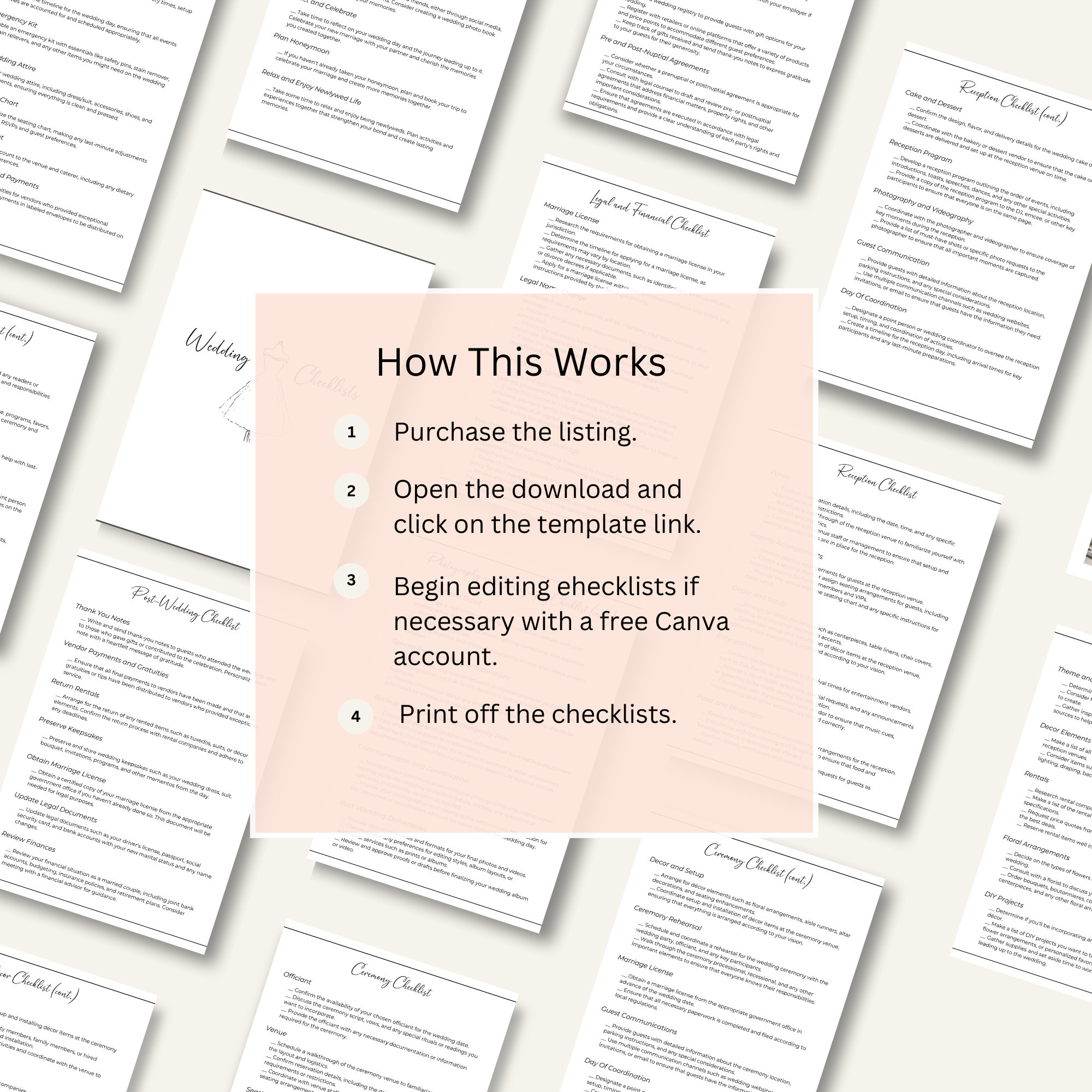 Wedding Checklist Printable, Wedding Planning, Wedding Planner, Wedding ...