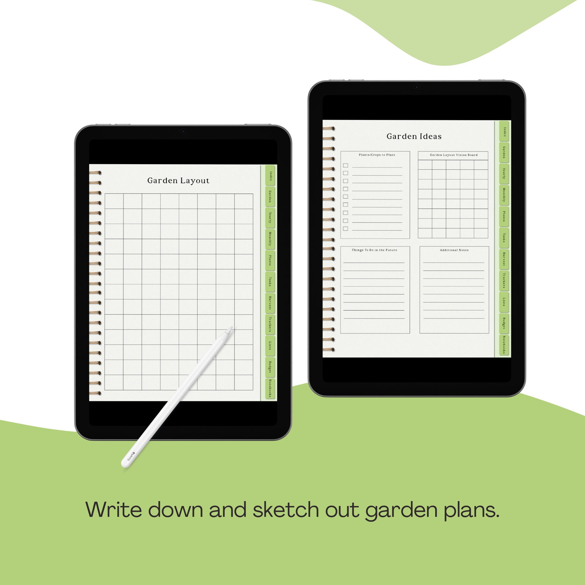 Digital Garden Planner, Garden Journal, Gardening Planner, Gardening ...