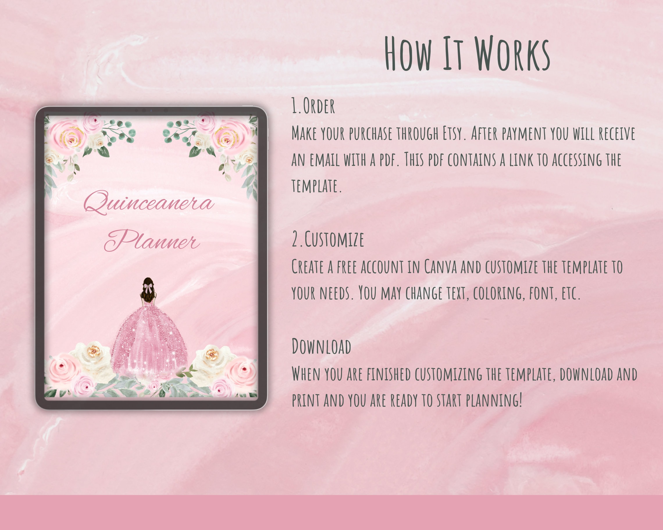 Quinceanera Planner, Quinceanera Planning Templates, Quince Planning ...