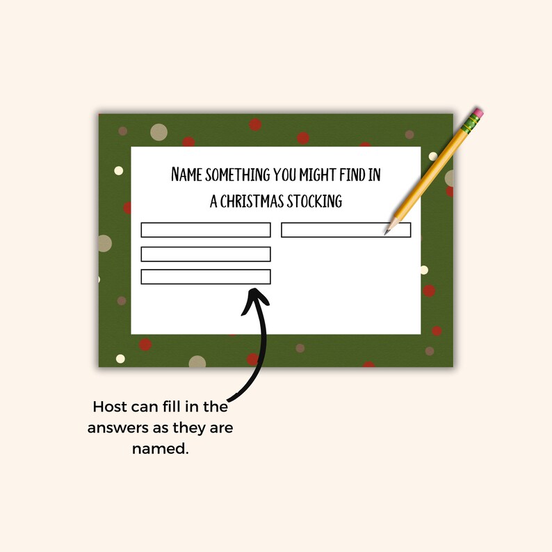 Christmas Family Feud Printable, Christmas Feud Game, Christmas Party ...