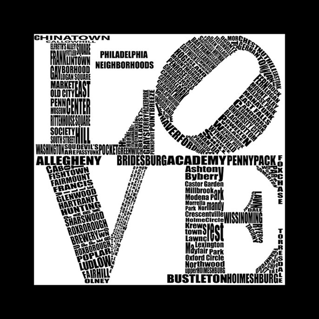 Love Typography (12 X12) Canvas Art,prints,art on Canvas-eagle,phillies ...