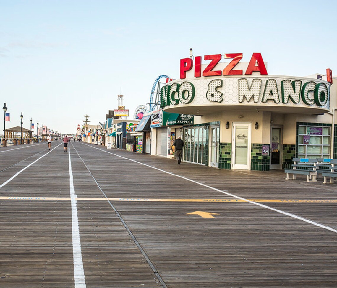 Manco at Ocean City NJ Board Walk giclee on Canvas - Etsy