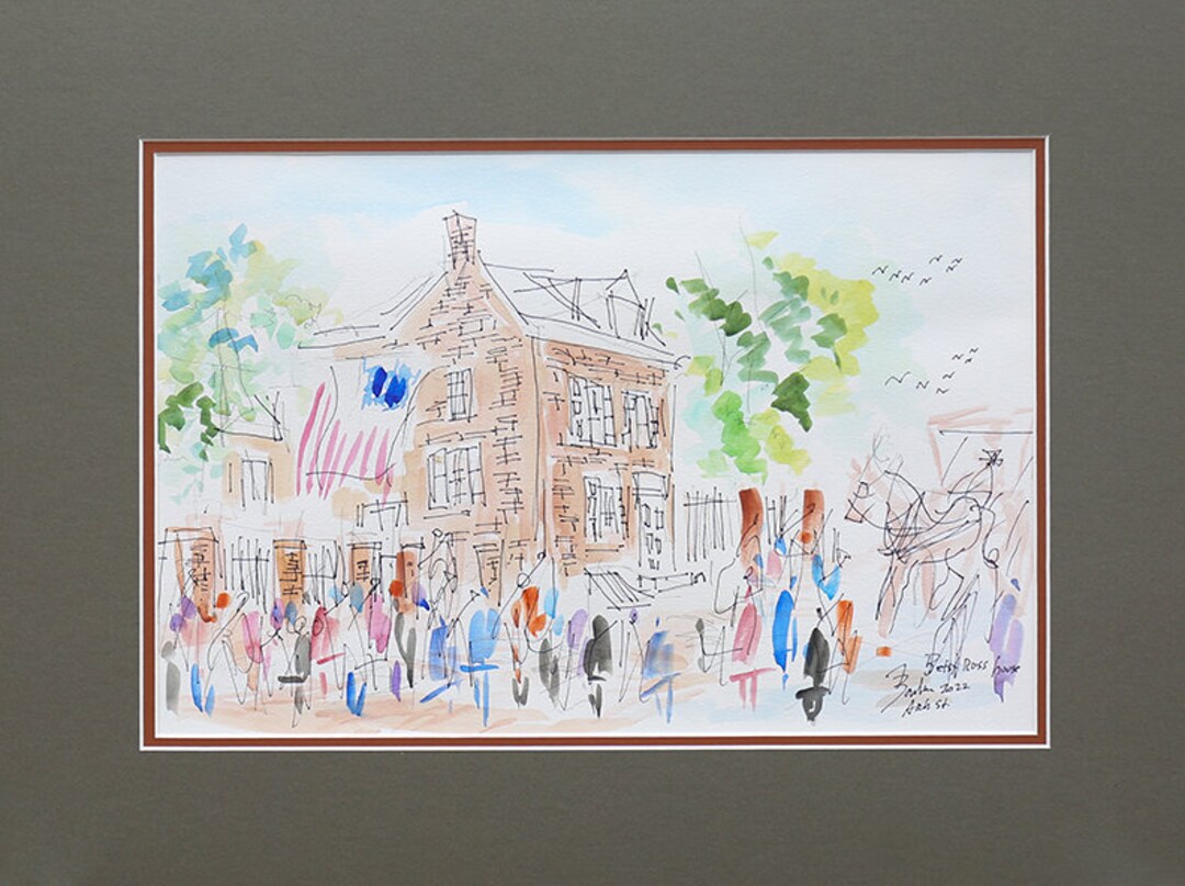 Original Watercolors Painting by the Artist Joe Barker (17'' X 23 ...