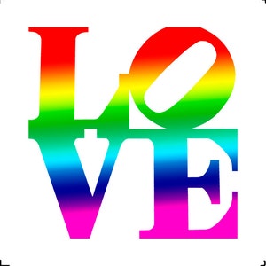 Love Pop Art Canvas - Etsy