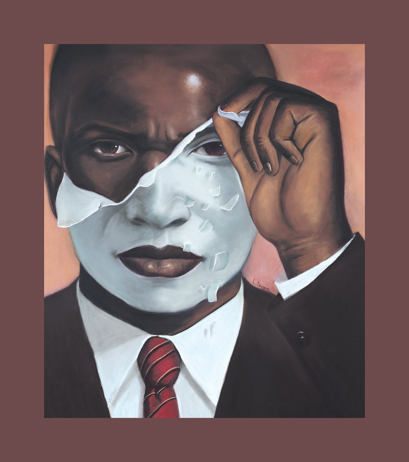 Face Reality Male Canvas Art 12x14African American | Etsy