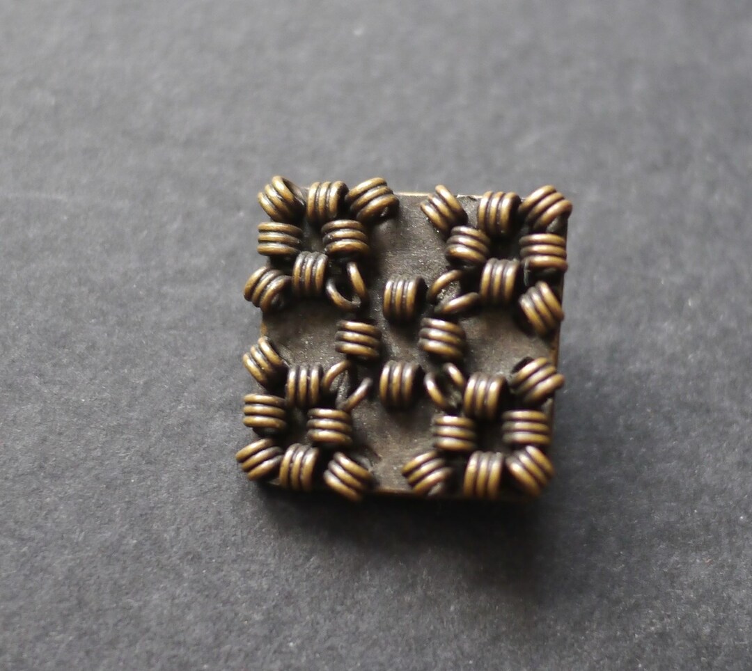 Kalevala Koru Made in Finland Small Metal Square Vintage - Etsy