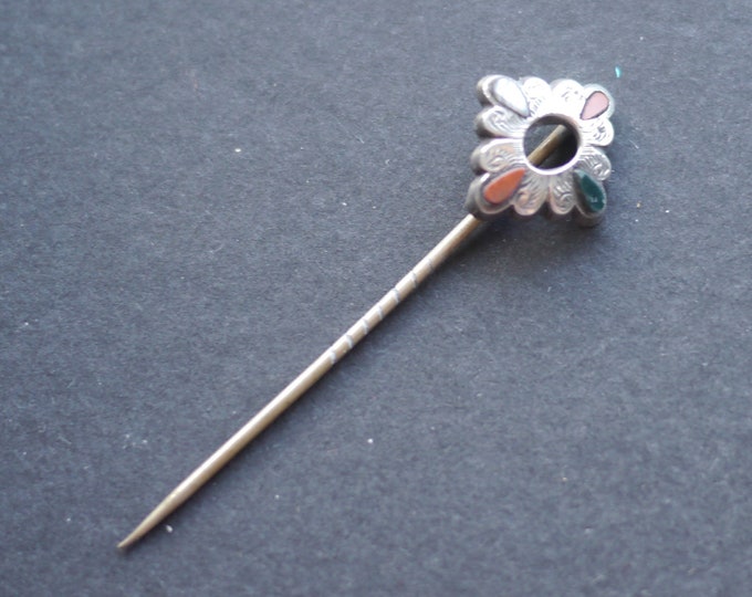 Crown Trifari Elephant Stick Pin, Creamy White Enamel, Gold Tone Metal ...