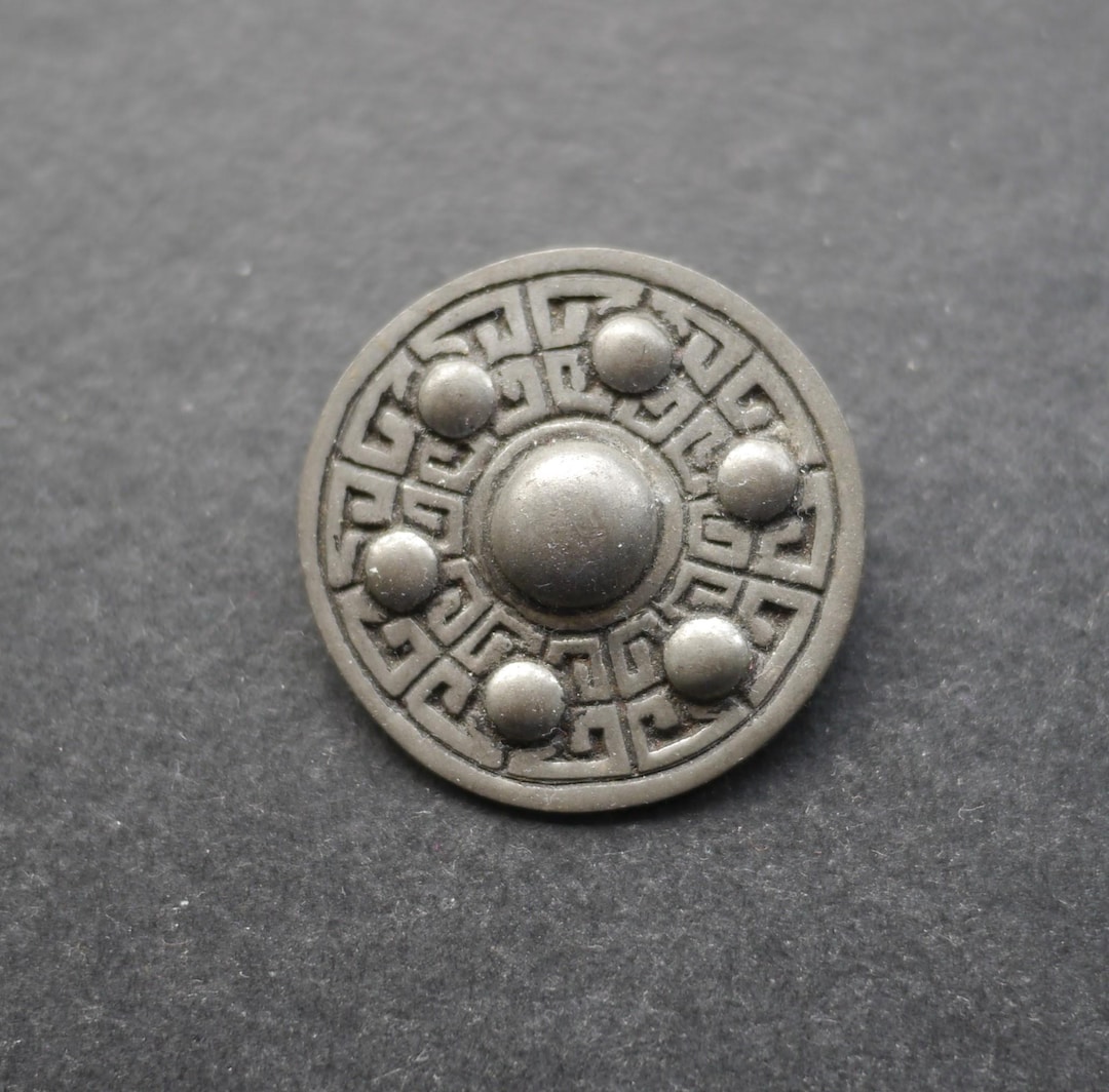 St Justin Pewter Celtic Shield Style Brooch - Etsy