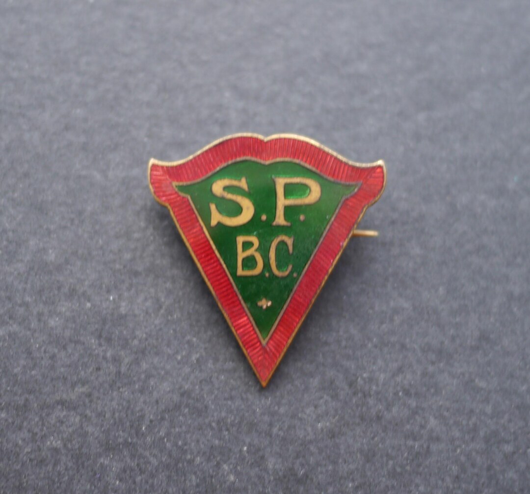 Vintage Badge Enamel S.P. BC School Badge - Etsy