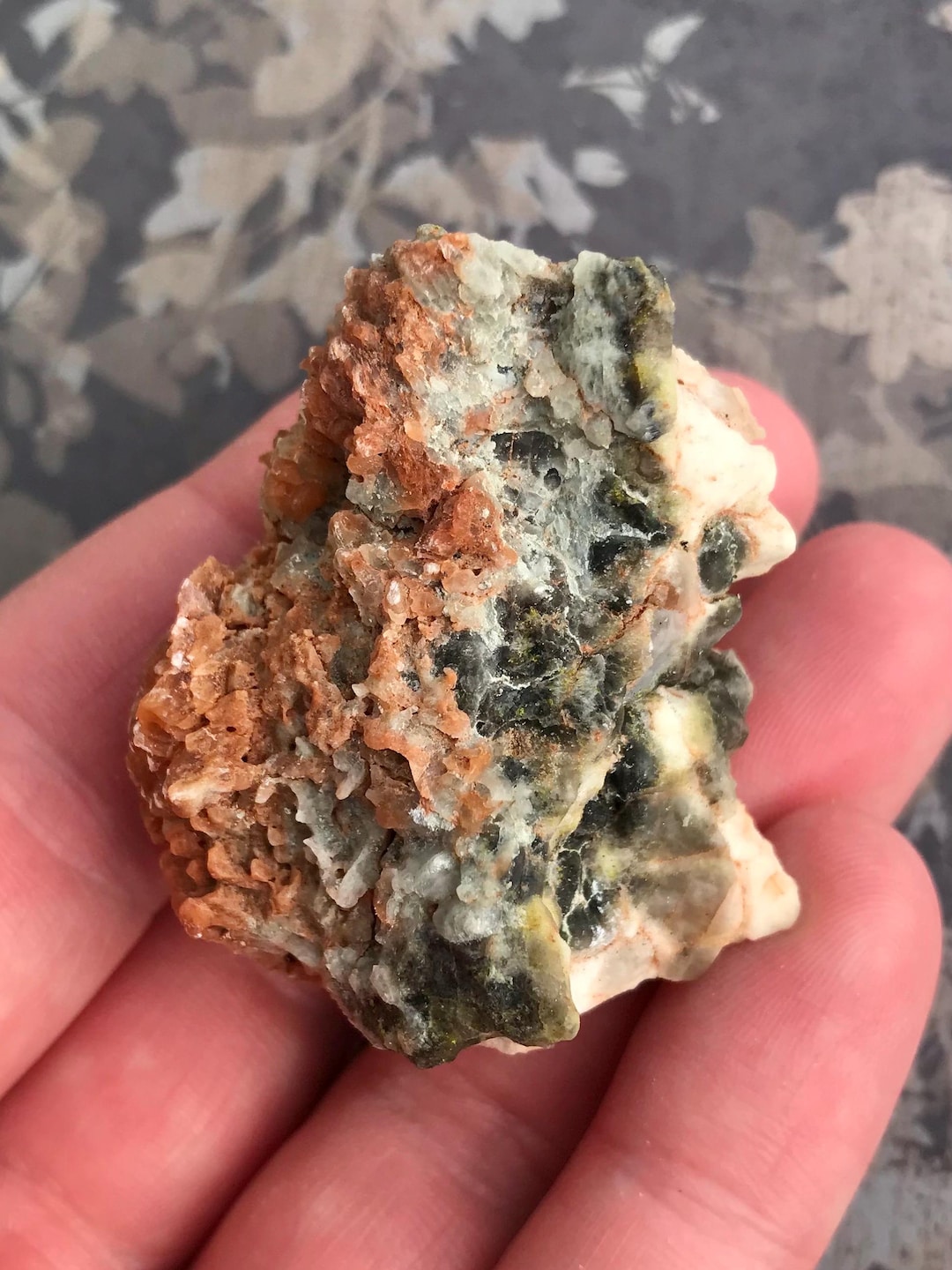 Rare New Find - Clover Gypsum ~ Glauconite in Gypsum Oklahoma Combo ...