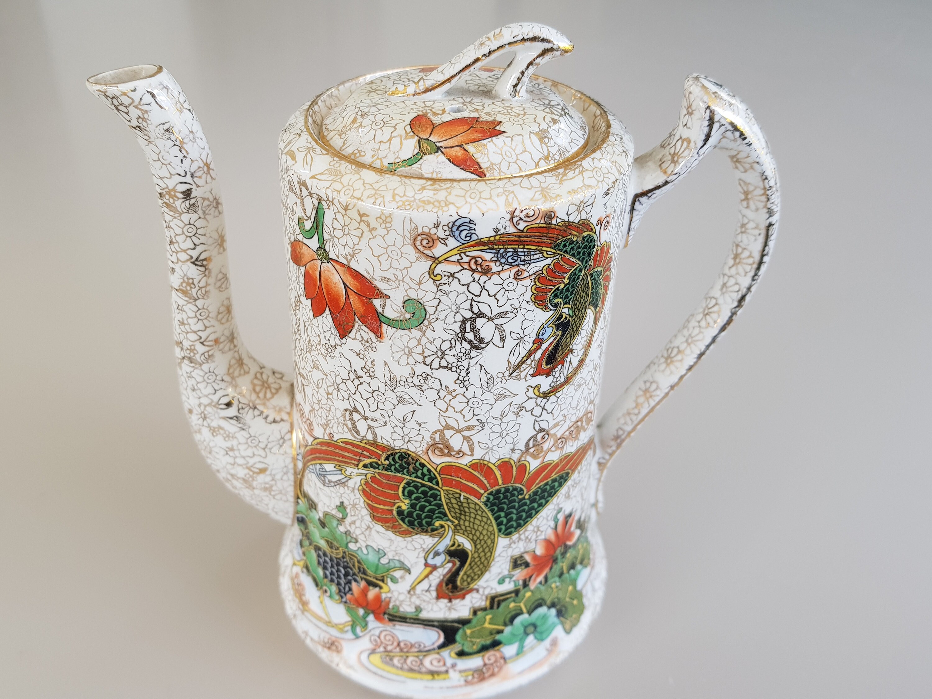 Fabulous Phoenix Ware Coffee pot by Thomas Forester and Sons | Etsy