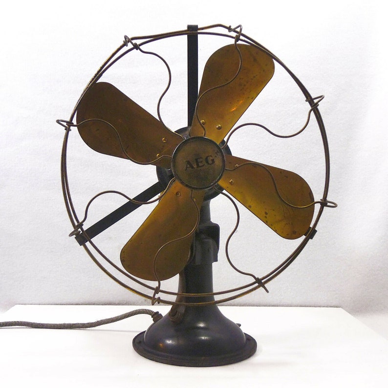Antique Working Original Desk Fan Table Fan Old Vintage | Etsy