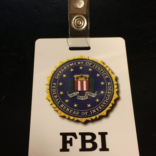 FBI Halloween Costume Movie Prop | Etsy
