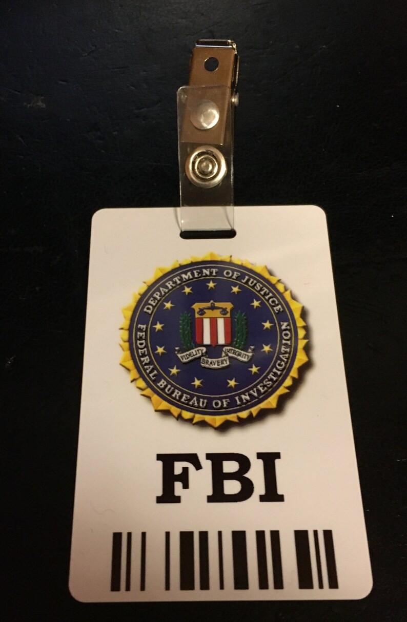 FBI Halloween Costume Movie Prop - Etsy