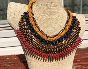 Bib necklaces | Etsy