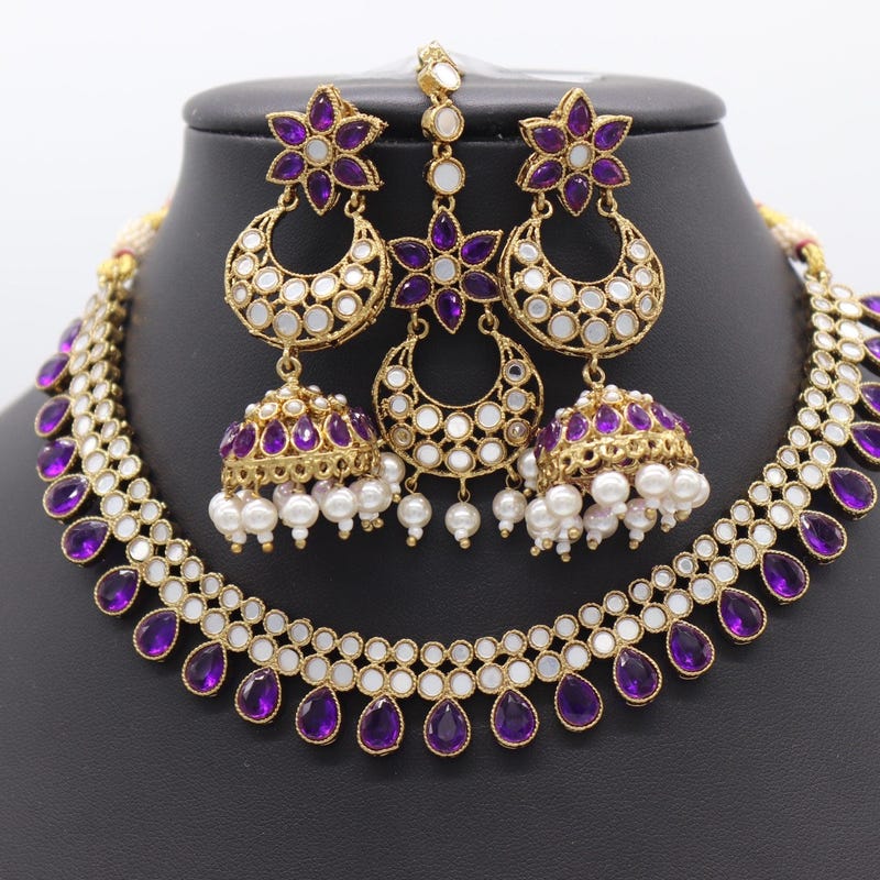 Purple Jewelry - Etsy