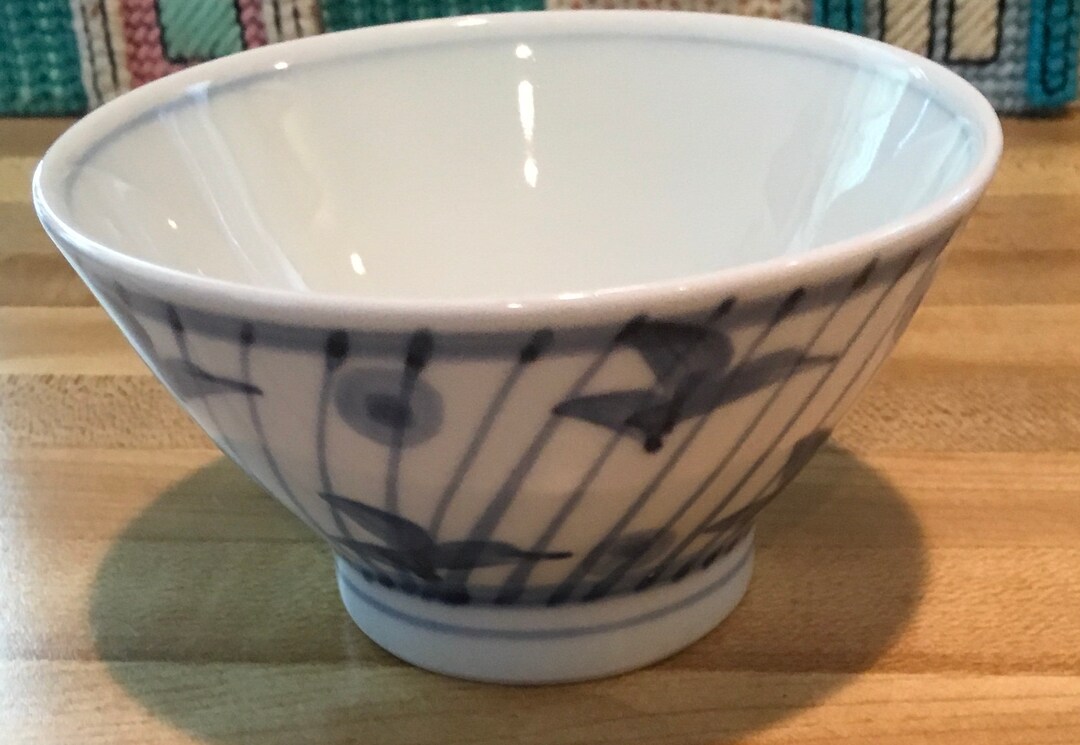 Antique Porcelain Rice Bowl - Etsy
