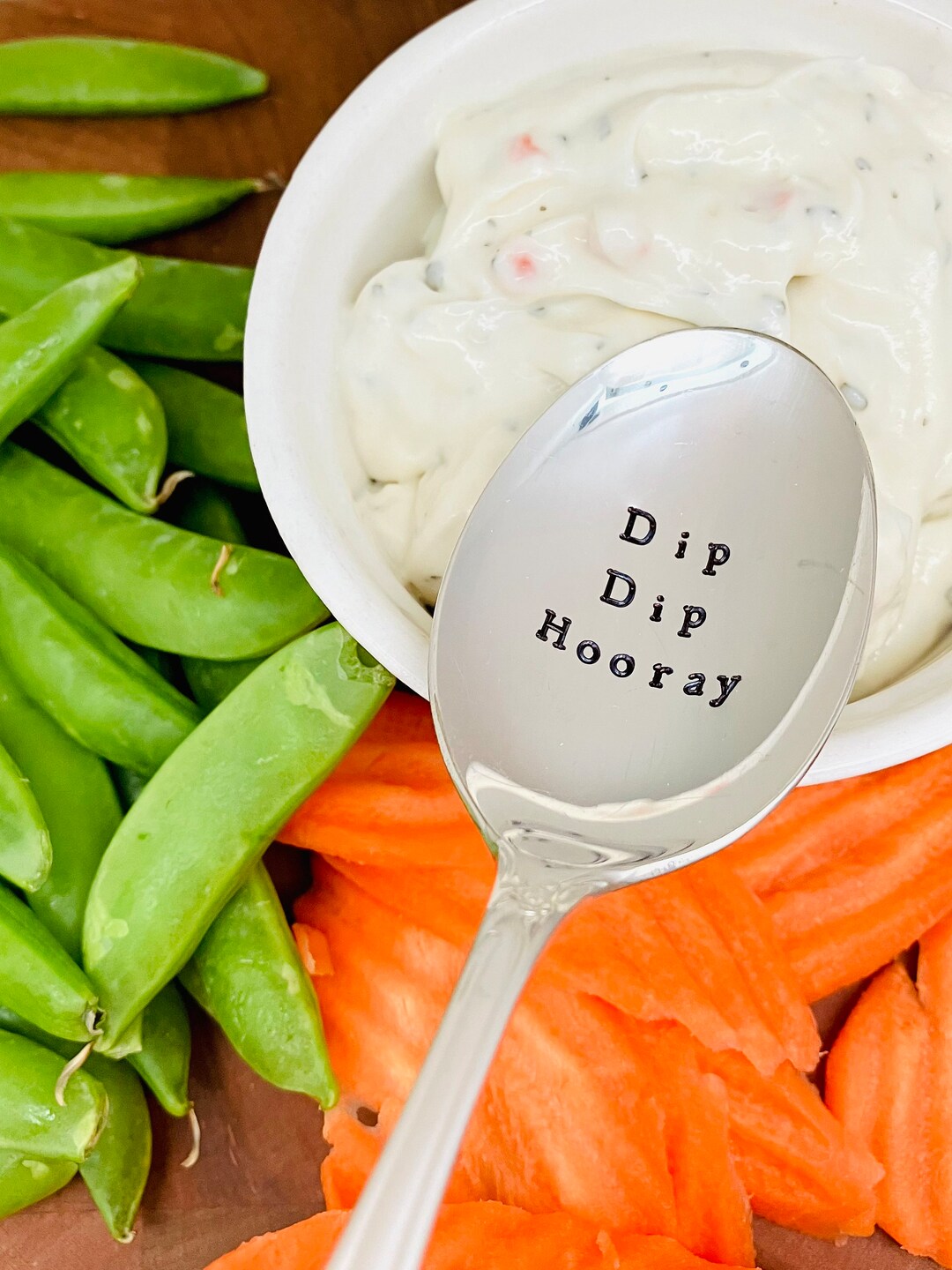 Dip Dip Hooray, Vintage Dip Serving Spoon, Silverplate - Etsy