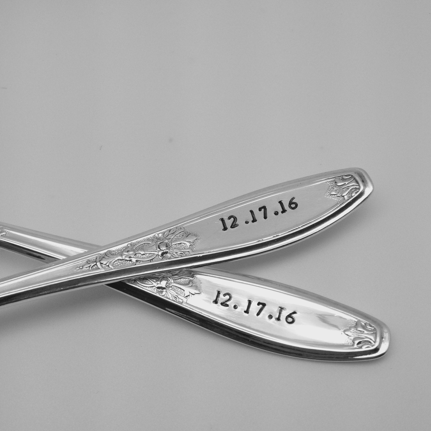 Love you wedding forks love you more anniversary gift | Etsy