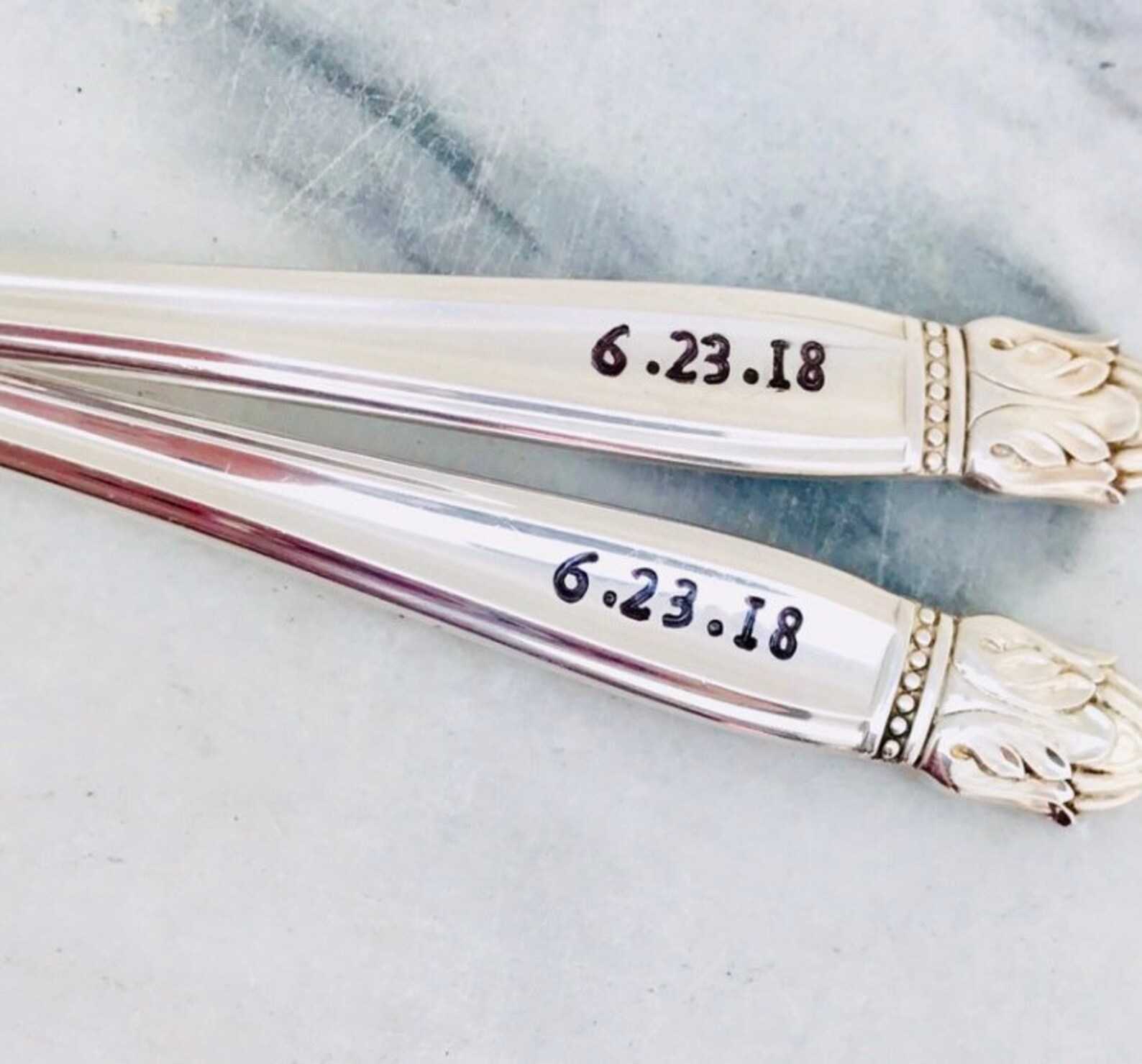 Mr Mrs Wedding Forks Wedding Cake Forks Vintage Silverplate | Etsy