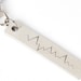 Sound Wave Keychain- Audio Wave Custom Keyring- Baby's Heartbeat ...