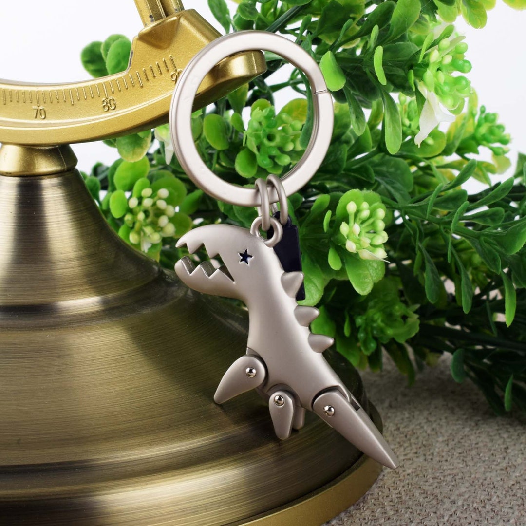 Gift for Him Boyfriend Gift Animal Keychain Dinosaur Keychain Party ...
