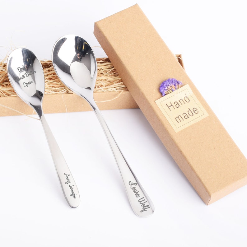 Personalized Spoon Stainless, Custom Name Dessert Spoon , Small Spoon ...