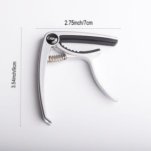 Custom Metal Guitar Capo With Wood Grain, Guitar Gift, Personalized ...