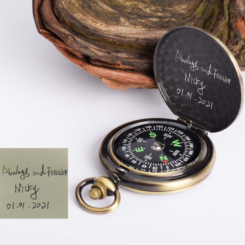 Personalized Handmade Compass Anniversary Gift Wedding Gift - Etsy