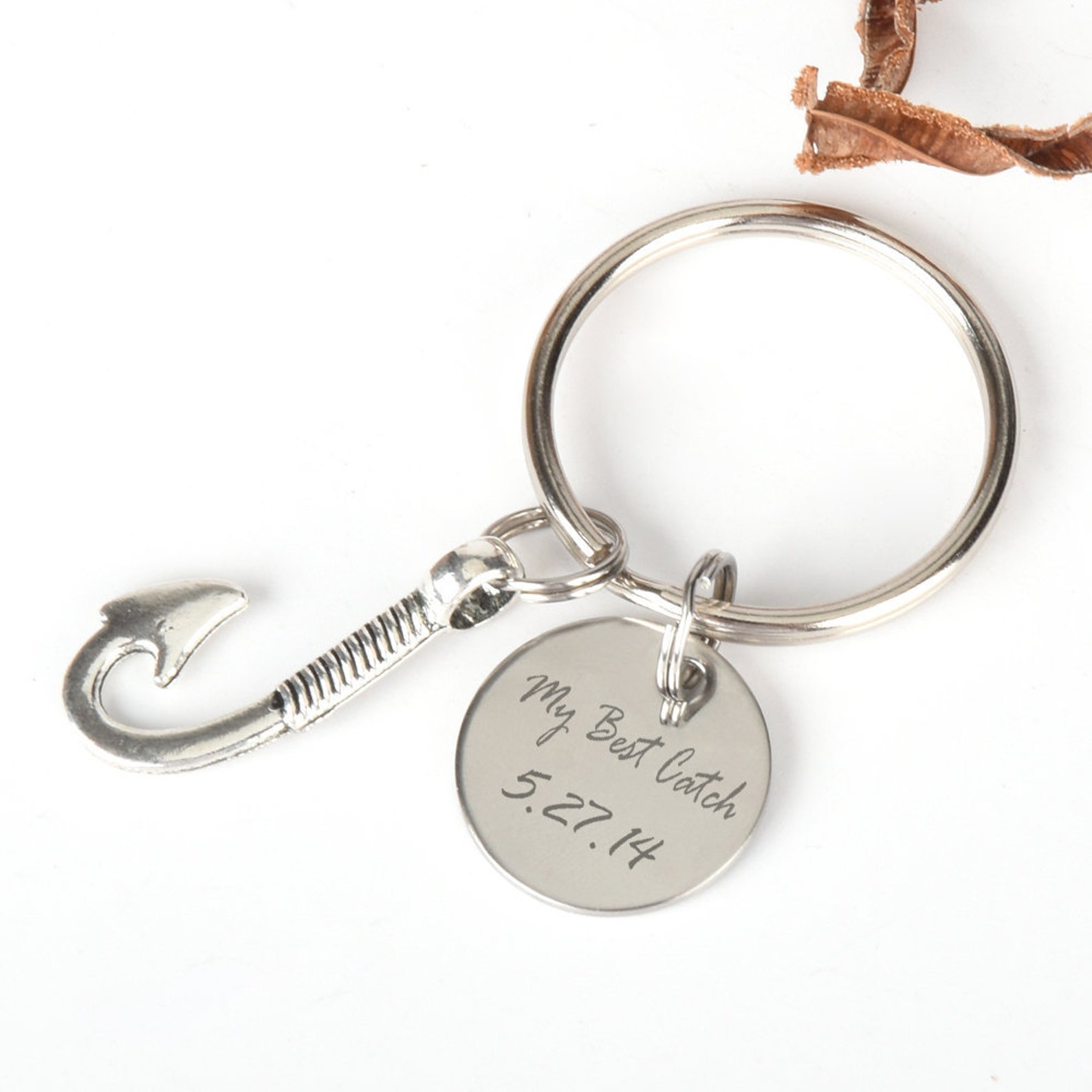 Fishing Keychain Custom Fish Keychain Key Ring Keychain for - Etsy