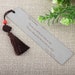 Personalized Bookmark Metal for Book, Design Your Own Custom Engraved ...