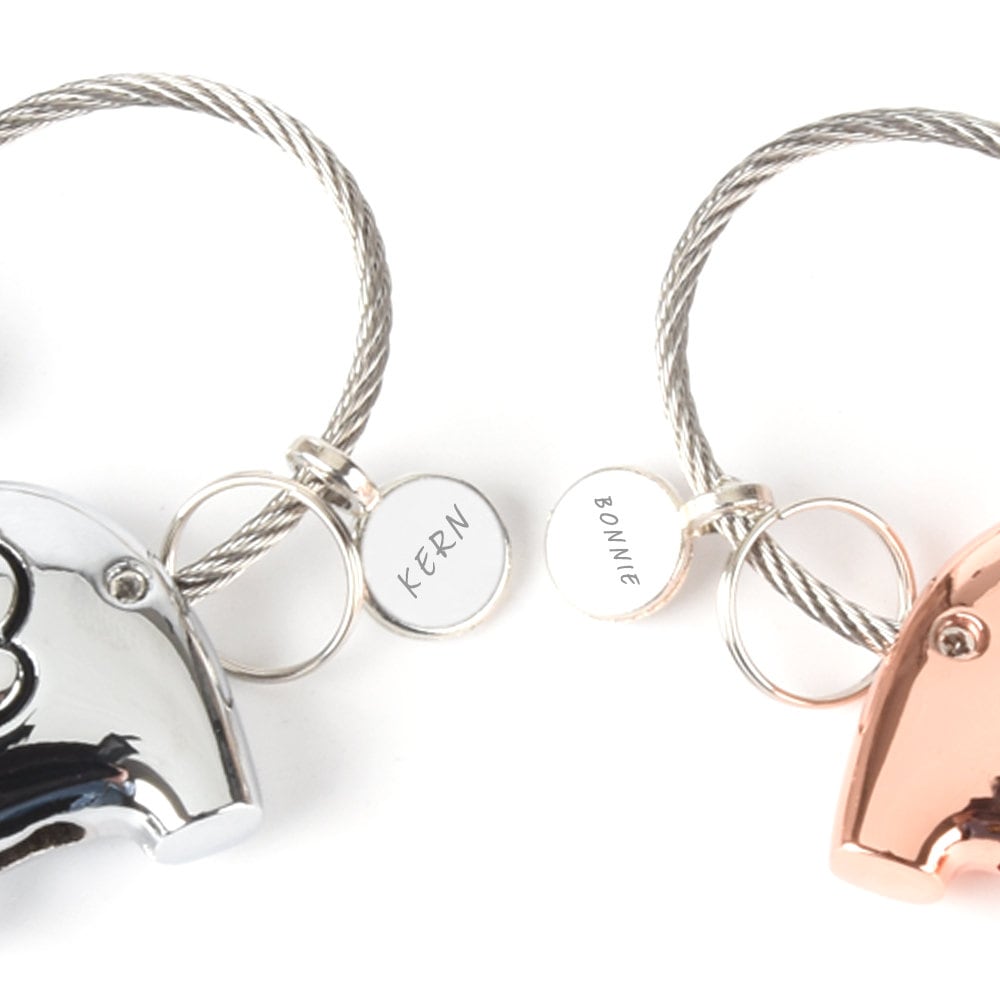 Elephant keychain with Personalized engraved message on it as | Etsy