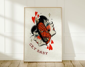 Cry Baby Poster - Etsy