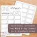 Printable One Word A Day Journal and Planner Insert, Planner Printable ...