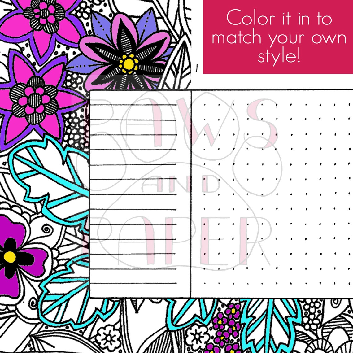 Habit Tracker Printable for 28 Days Undated. Hand-drawn - Etsy