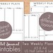 Printable Body Measurements Chart for Your Bullet Journal or Planner ...