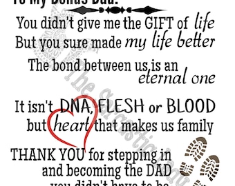 Bonus Dad Step Father SVG Bundle From One and More Than One MY and OUR ...