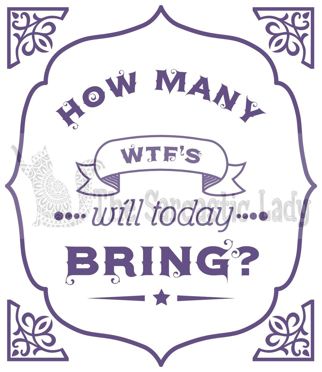 How Many Wtf's Today? SVG - Etsy