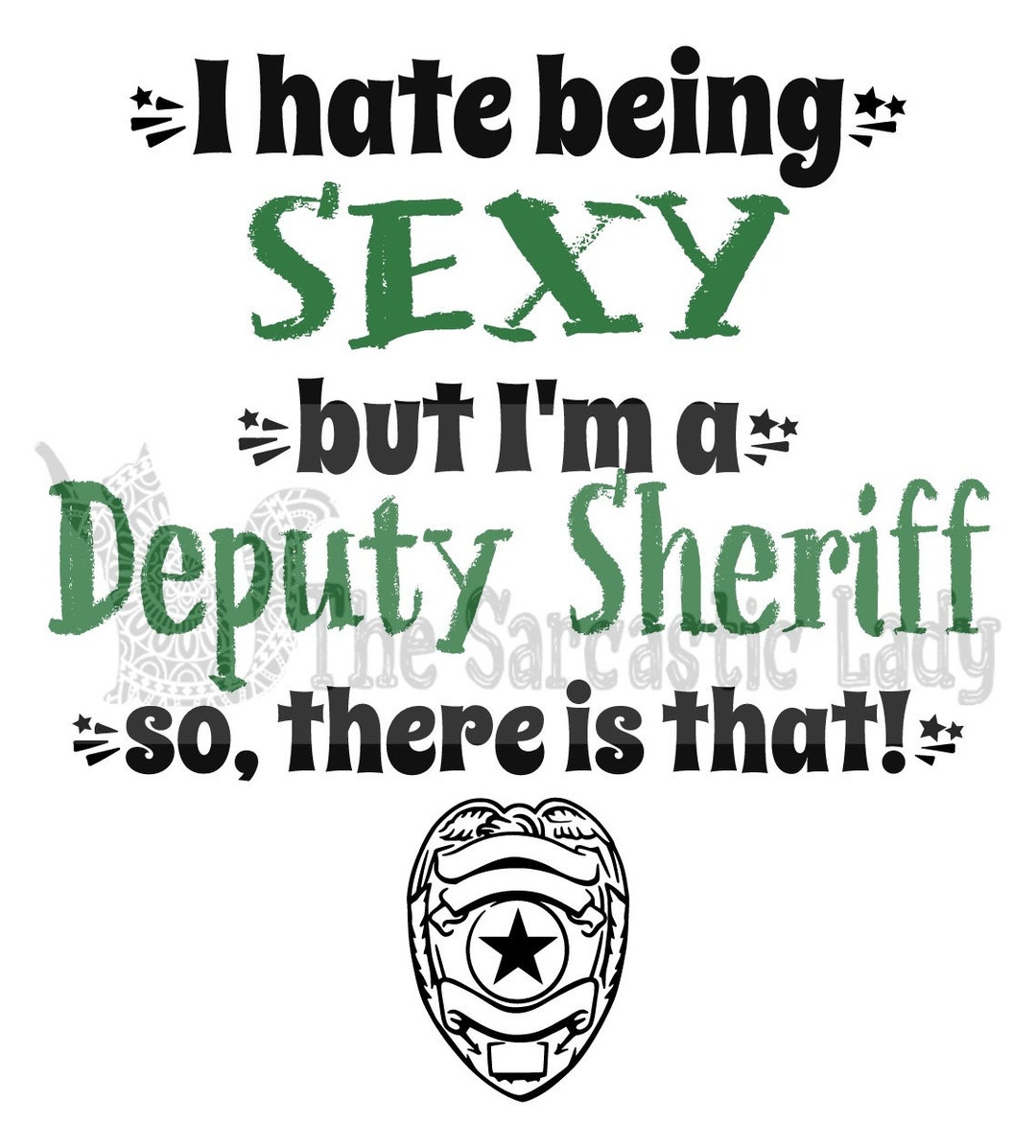 Sexy Deputy Sheriff SVG - Etsy