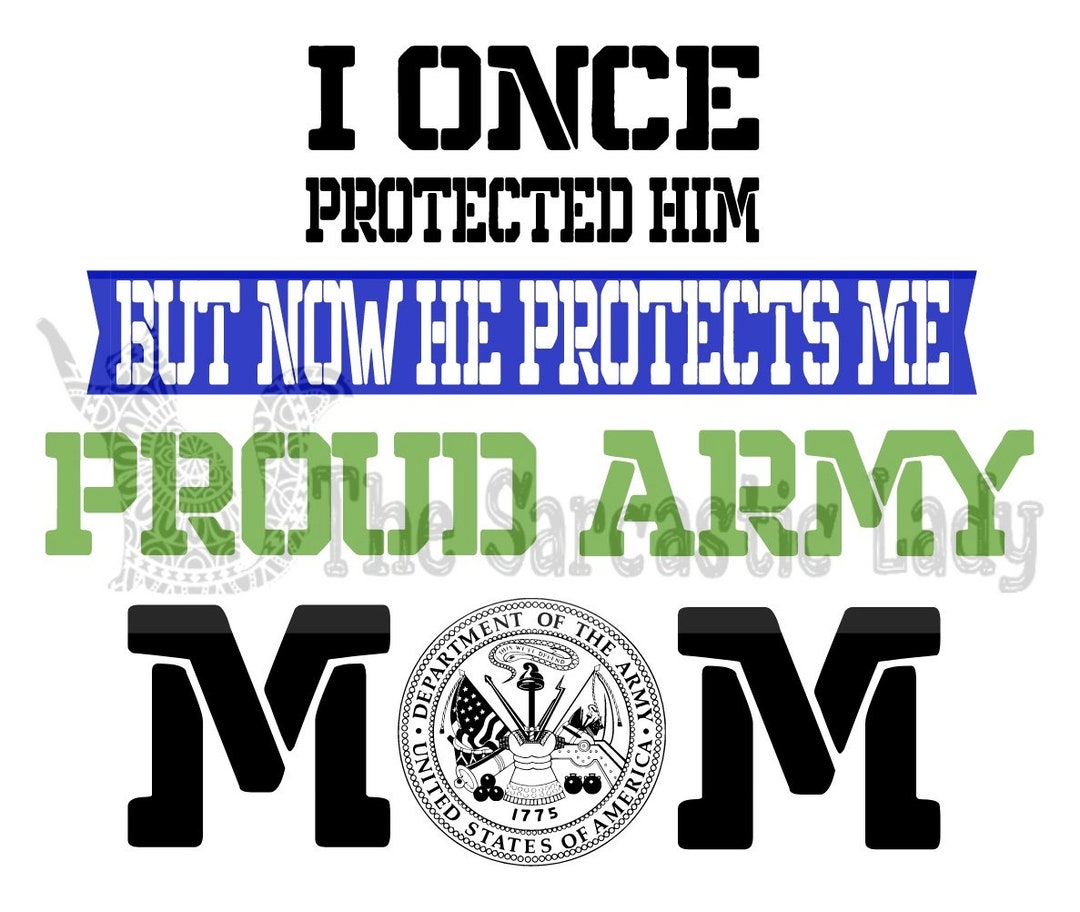 Proud Army Mom SVG - Etsy
