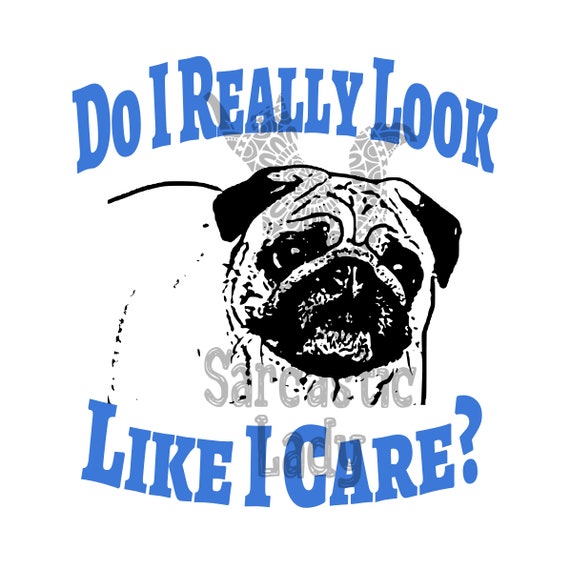 Do I Really Look Like I Care SVG - Etsy