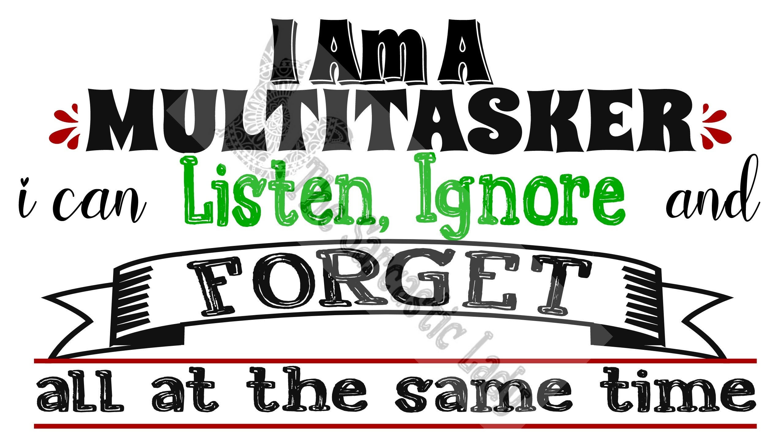 I'm A Multitasker SVG - Etsy