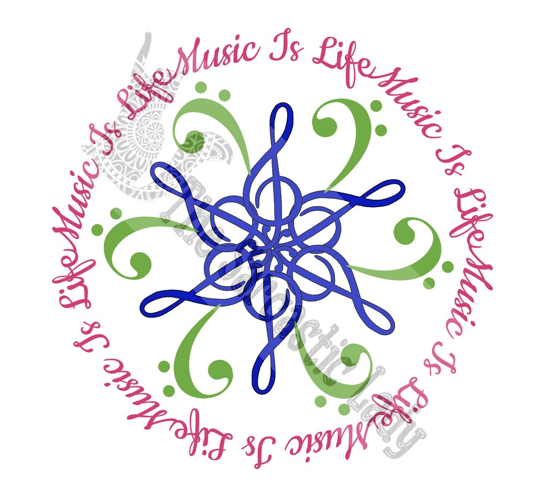 Music is Life SVG - Etsy