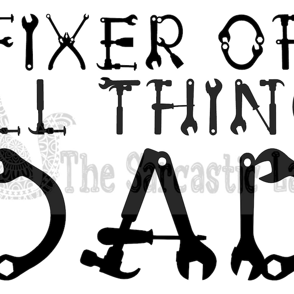 Fixer of All the Things Svg - Etsy
