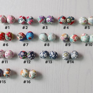 5 Buttons in Pack,liberty Fabric Covered Buttons,liberty Button,liberty ...